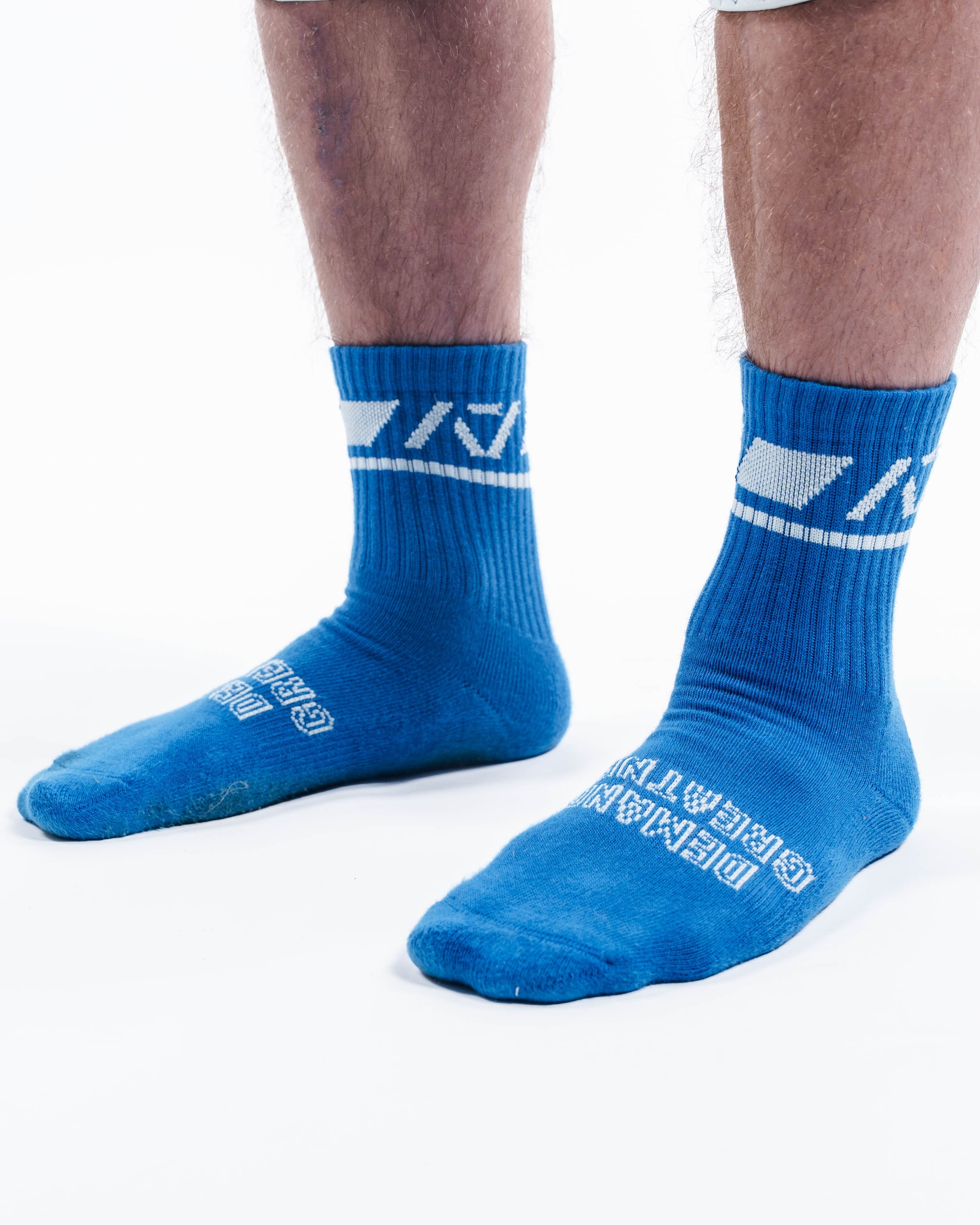 Crew Socks - Cyanite | A7 UK shipping to Europe