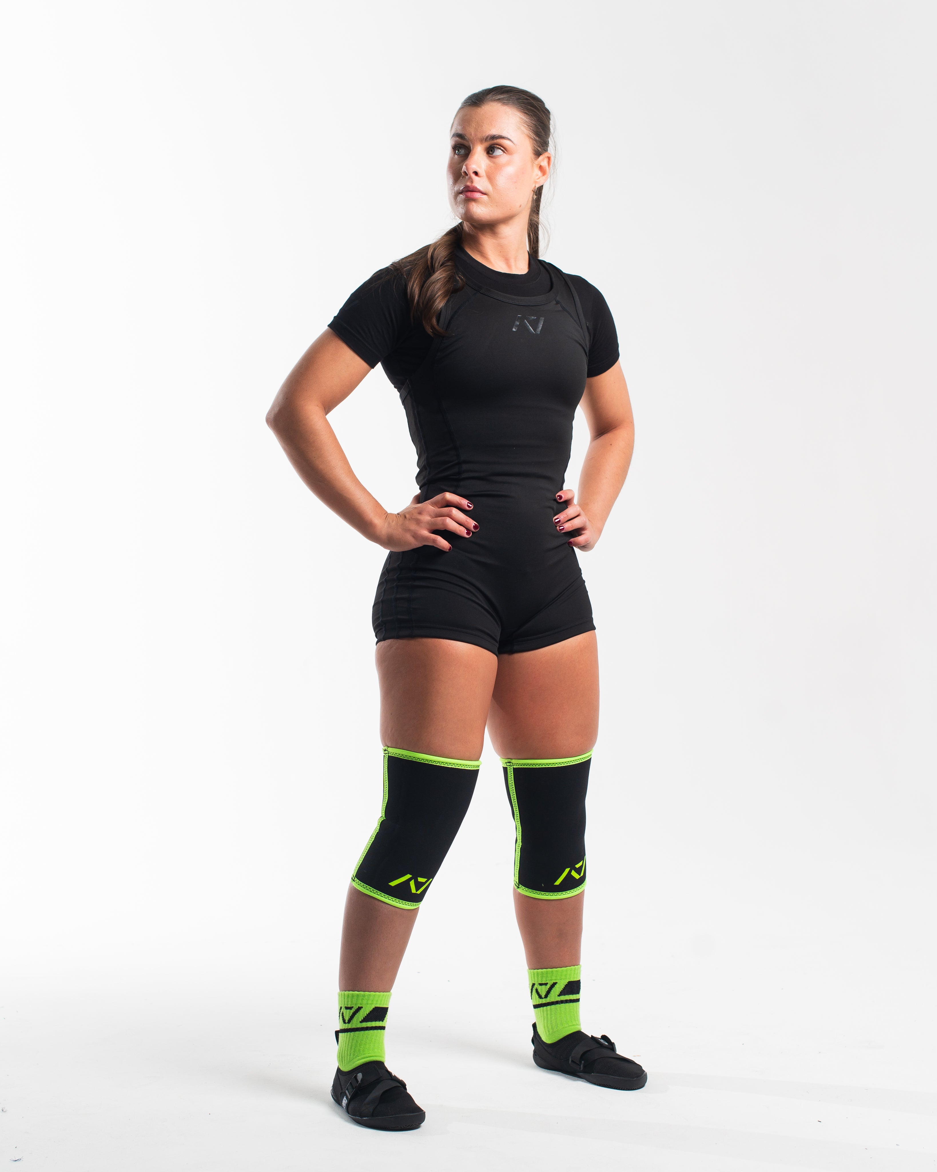 Hourglass Knee Sleeves - Alien | A7 UK shipping to Europe