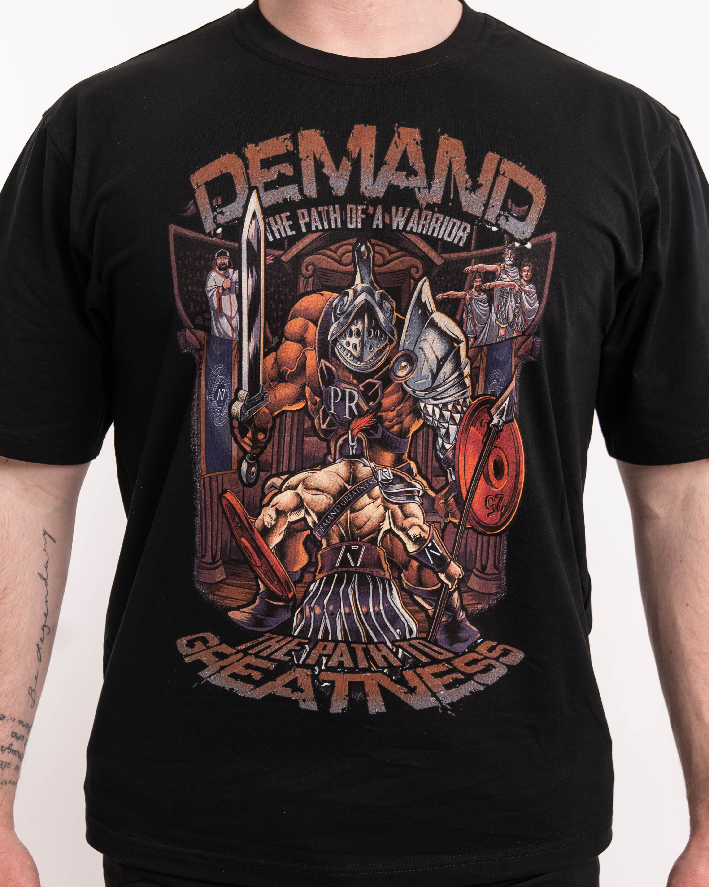 Roman Warrior Over-Fit Unisex Shirt | A7 UK shipping to Europe